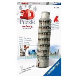 RAVENSBURGER VERLAG Ravensburger 3D Puzzle 11247 - Mini Schiefer Turm von Pisa - Miniaturversion des berühmten Wahrzeichens aus Italien zum Puzzeln in 3D - ab 8 Jahren
