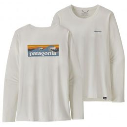 Patagonia - Women's L/S Cap Cool Daily Graphic Shirt Waters - Longsleeve Gr XS grau