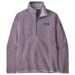 Patagonia - Women's Better Sweater 1/4 Zip - Fleecepullover Gr L rosa/grau