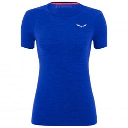 Salewa - Women's Zebru Fresh AMR T-Shirt - Merinounterwäsche Gr 38 blau