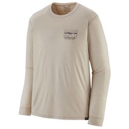 Patagonia - L/S Cap Cool Merino Graphic Shirt - Merinoshirt Gr M grau
