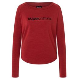 super.natural - Women's Everyday Crew - Longsleeve Gr 34 - XS rot