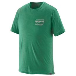 Patagonia - Cap Cool Merino Graphic Shirt - Merinoshirt Gr XS grün
