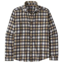 Patagonia - L/S LW Fjord Flannel Shirt - Hemd Gr L grau