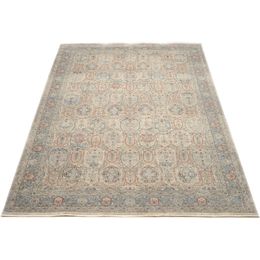 Teppich OCI DIE TEPPICHMARKE "GRAND FASHION 02" Teppiche Gr. B/L: 200 cm x 300 cm, 5 mm, 1 St., grau (grau, blau) Orientalische Muster
