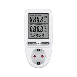 goobay Digitales Energiekostenmessger&auml;t Pro wei&szlig;, bis 3.680 Watt