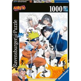 Ravensburger Puzzle Naruto vs. Sasuke, 1000 Puzzleteile, Made in Germany; FSC®- schützt Wald - weltweit, bunt