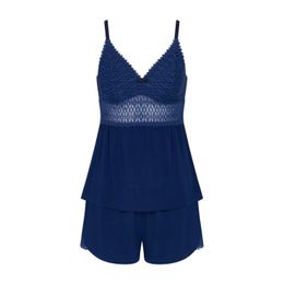 Triumph - Pyjama-Set - Dark blue 42 - Aura Spotlight - Homewear für Frauen