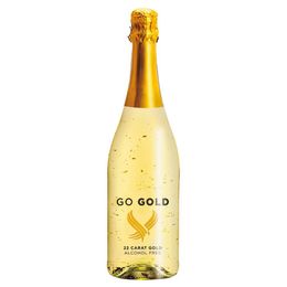 Somée Somee 2023 Go Gold Mousseux alkoholfrei mit 22 Karat Blattgold Flocken halbtrocken