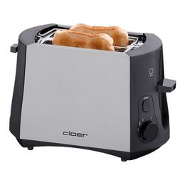 Cloer 3410 Toaster Schwarz (825 Watt, Schlitze: 2)