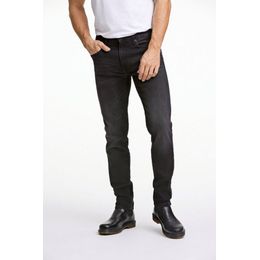 LINDBERGH 5-Pocket-Jeans mit dunkler Waschung und Stretch, schwarz