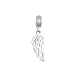NENALINA Charm Bead Anhänger Flügel Schutzsymbol 925 Silber (Farbe: Silber)