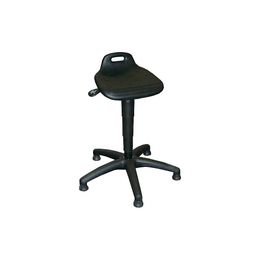 meychair Arbeitshocker, Sitz aus PU-Schaum, mit Bodengleitern
