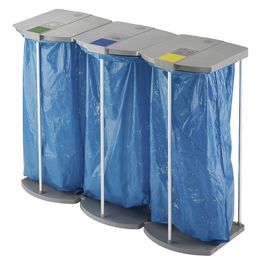 Müllsackständer mit 250 blauen Wertstoffsäcken Hailo
