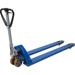 eurokraft pro Paletthubwagen, extralang, Unterfahrhöhe 85 mm, Gabellänge 1800 mm, ab 3 Stk