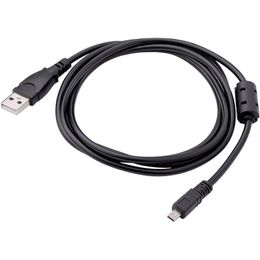 USB-Kabel usb-a Stecker, UC-E6 1.50 m Schwarz AK-USB-20 - Akyga