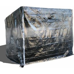 Schutzhülle für Hollywoodschaukel Triumph 3 Sitzer 215x123x180cm PVC transparent