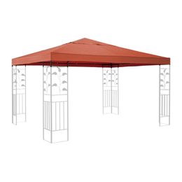 Ersatzdach für Blätter Pavillon 3x3m Pavillondach Terra / Rotorange ral 2001 Ersatzbezug