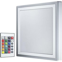 LEDVANCE - Wand- & Deckenleuchte led color + white Square warmweiss 400mm 38W Aluminium IP20