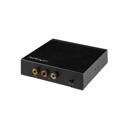 StarTech.com HDMI to RCA Converter Box with Audio - Composite Video Adapter - video converter - black