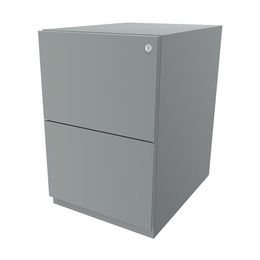 Bisley Rollcontainer, B: 420 mm x T: 565 mm x H: 645 mm silber