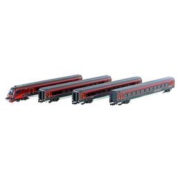 HOBBYTRAIN Personenwagen N 4er-Set Personenwagen Railjet der ÖBB