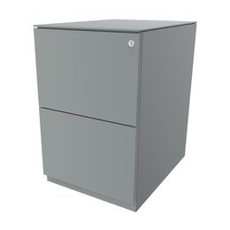 Bisley Rollcontainer, silberfarben