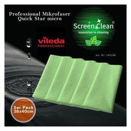 Screen Clean & Vileda Professional QuickStar micro Reinigungstücher (5-tlg)