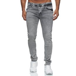 Reslad Stretch-Jeans Reslad Jeans Herren Slim Fit Basic Herren-Hose Jeanshose Männer Jeans Stretch Denim Jeans-Hose Slim Fit