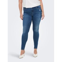 Only CARMAKOMA Skinny-fit-Jeans Skinny Mid Waist Jeans Plus Size CARSALLY 5289 in Blau