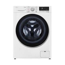LG Waschmaschine mit 8 kg Kapazität Energieeffizienzklasse A 1.400 U./Min. Weiß mit Schwarze Bullauge F4WV7080 F4WV7080