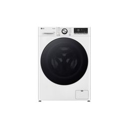 LG Waschtrockner mit 1.400 U./Min. EEK D/A 9 kg Waschen 6 kg Trocknen Weiß mit schwarzem Bullaugenring W4WR7096Y W4WR7096Y