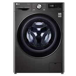 LG Waschmaschine mit AI DD 10,5 kg Energieeffizienzklasse A 1.600 U./Min. Steam TurboWash 360° WiFiFunktion Metallic Black Steel F6WV710P2S DE