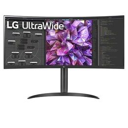 LG Curved 21:9UltraWi Monitor mit 34" und QHD (3.440 x 1.440) 34WQ75XB