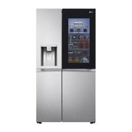 LG SibySi mit InstaView DoorinDoor Craft Ice Kugeln Eis, Crushed Ice und Wasserspenr 635 Liter Kapazität Energieeffizienzklasse E Festwasseranschl