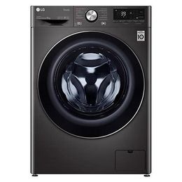 LG Waschmaschine mit 8 kg Kapazität Energieeffizienzklasse A 1.400 U./Min. Metallic Black Steel mit Chromring Bullauge F4WV708P2BA F4WV708P2BA LG