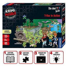 Kosmos Krimi-Puzzle: Die drei ??? Kids - T-Rex in Action Geschicklichkeitsspiel