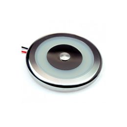 David LED Einbauleuchte mit Touchdimmer, 7 cm, 27 SMD - Edelstahl matt