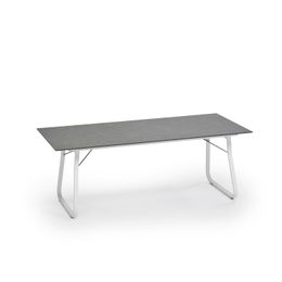 Weishäupl Weishäupl Ahoi Tisch HPL-Platte Aluminiumgestell pulverbeschichtet 200x90 cm Steingrau HPL/Aluminium