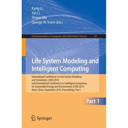 Springer Berlin Heidelberg Life System Modeling and Intelligent Computing, Kartoniert (TB)