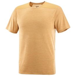 Salomon - Outline S/S Tee - Funktionsshirt Gr S beige