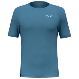 Salewa - Puez Sporty Dry T-Shirt - Funktionsshirt Gr 46 blau