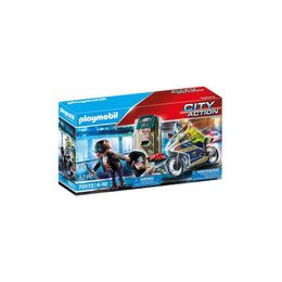 Playmobil City Action - Police motorcycle: pursuit of the money robber