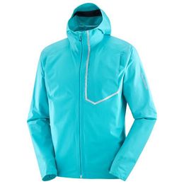 Salomon - Bonatti Trail Jacket - Regenjacke Gr L türkis