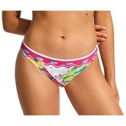 Seafolly - Women's Wish You Were Here Hipster Pant - Bikini-Bottom Gr 34 rosa