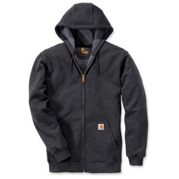 Carhartt - Zip Hooded Sweatshirt - Hoodie Gr S grau/schwarz