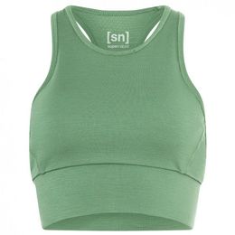 super.natural - Women's Liquid Flow Top - Sport-BH Gr 34 - XS grün