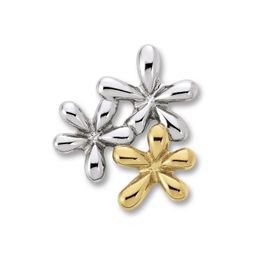 ONE ELEMENT Kettenanhänger Blume Anhänger aus 925 Silber, Damen Silber Schmuck Blume, silberfarben
