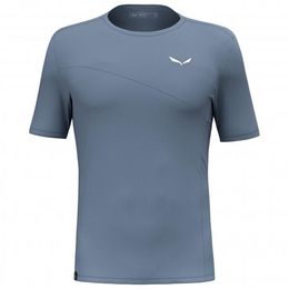 Salewa - Puez Sporty Dry T-Shirt - Funktionsshirt Gr 52 grau