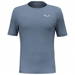 Salewa - Puez Sporty Dry T-Shirt - Funktionsshirt Gr 46 grau